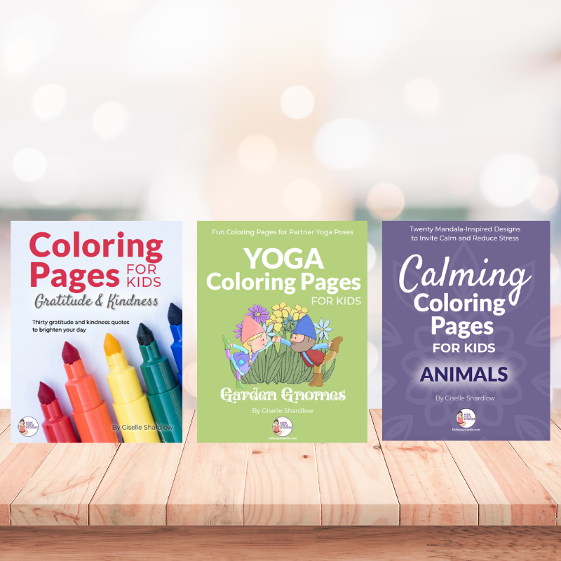 yoga kids coloring book uk