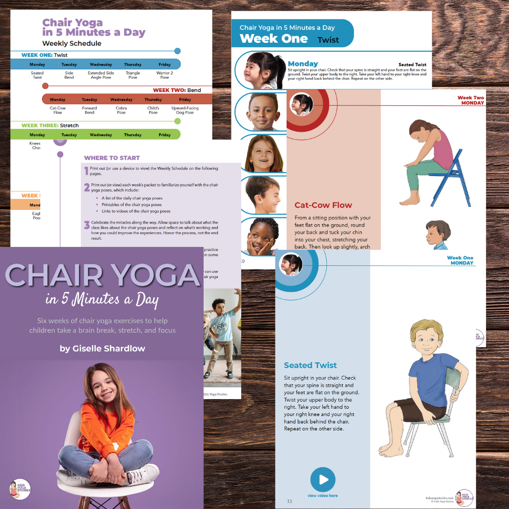 Chair Yoga in 5 Minutes a Day (+ Videos within Kids Yoga Academy ...