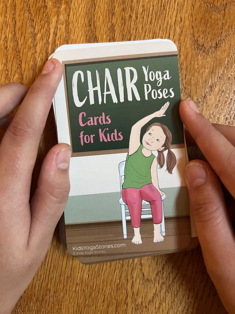 Chair Yoga Poses for Kids Cards – Kids Yoga Stories