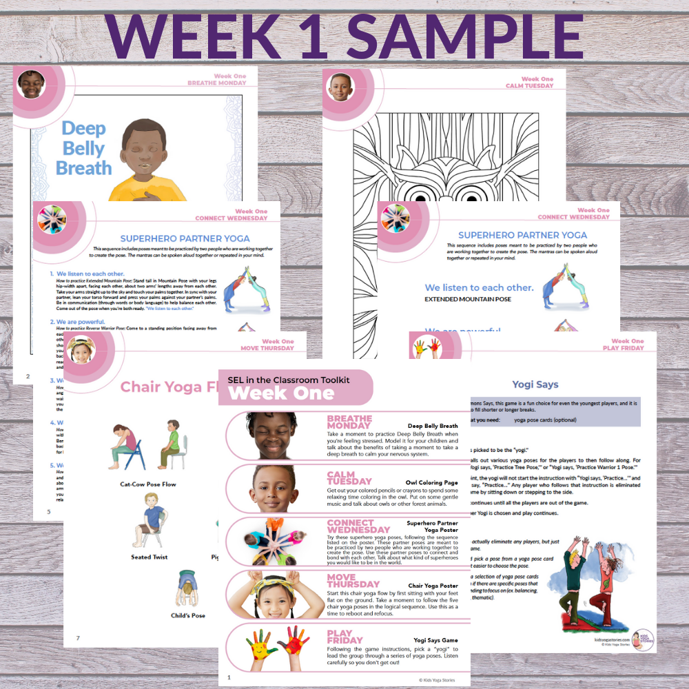 SEL in the Classroom PLUS - Preschool-2nd Grade – Kids Yoga Stories