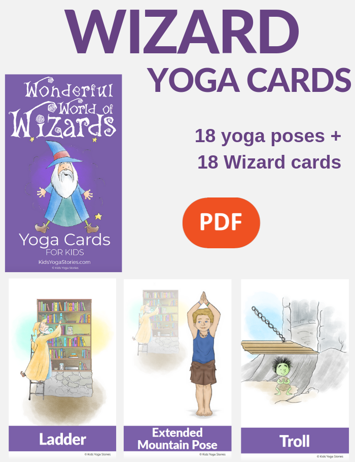 Wonderful World of Wizards Yoga Cards for Kids – Kids Yoga Stories