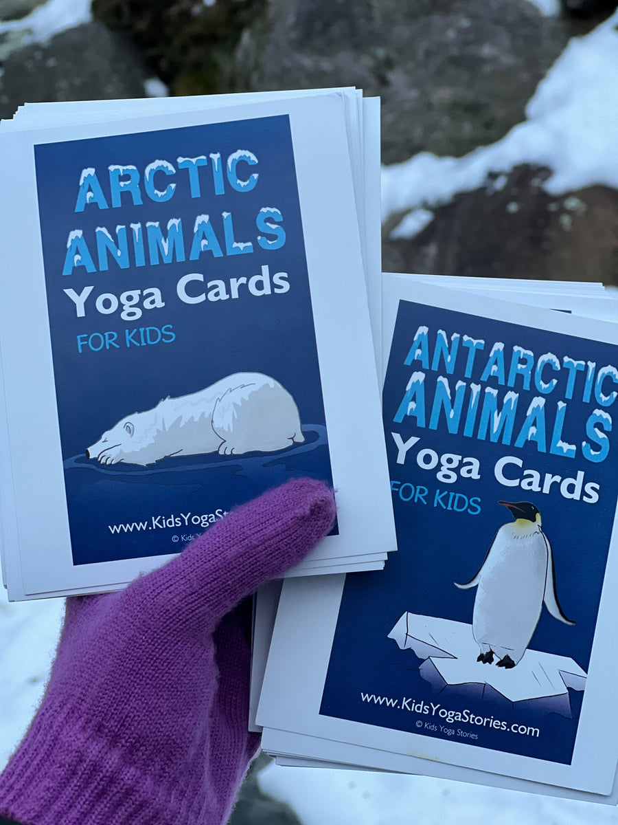Antarctic Animals Yoga Cards for Kids – Kids Yoga Stories
