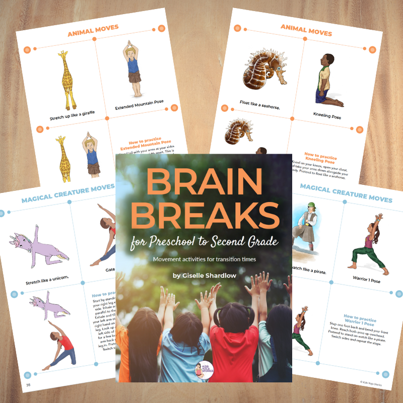 Brain Breaks Pack: Preschool-2nd Grade – Kids Yoga Stories