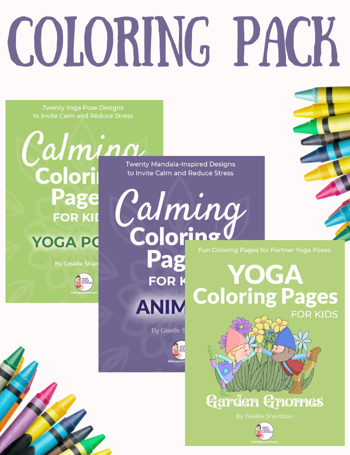 yoga coloring book for adults