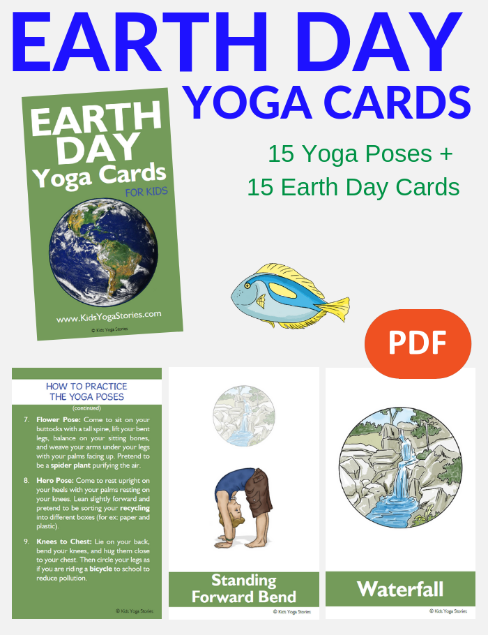 Earth Day Yoga Cards for Kids – Kids Yoga Stories