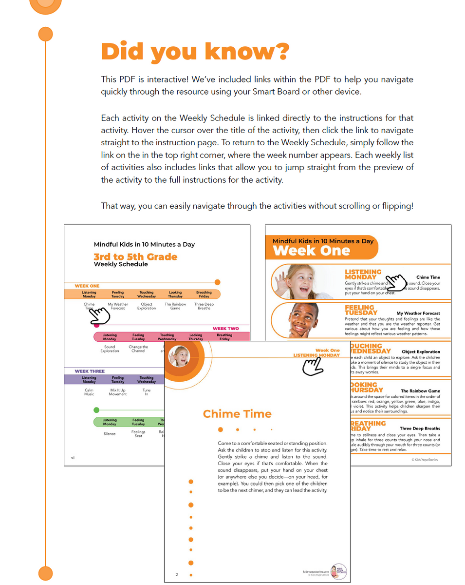 Mindful Kids in 10 Minutes a Day: 3rd-5th Grade – Kids Yoga Stories