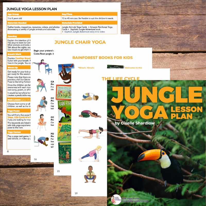 Jungle Yoga Lesson Planning Pack – Kids Yoga Stories