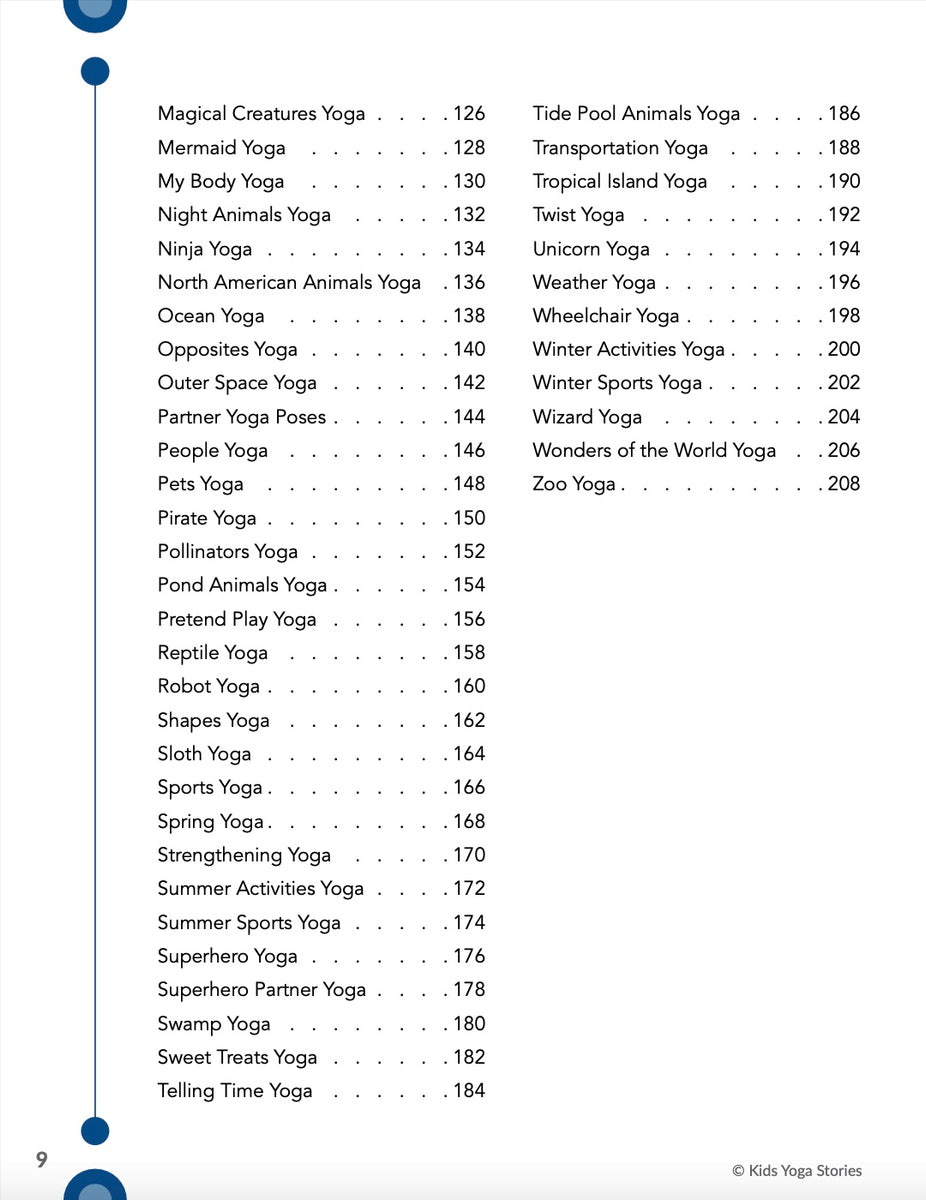 100 5-Pose Yoga Posters – Kids Yoga Stories