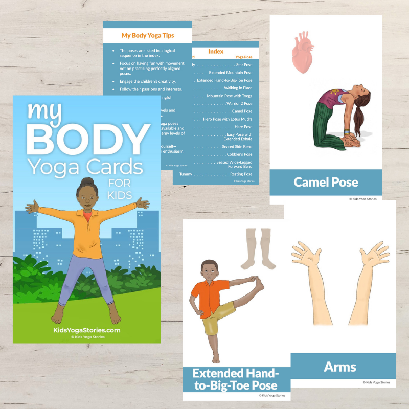 Preschool Yoga Pose Cards Kids Yoga Pose Cards – Illustrated