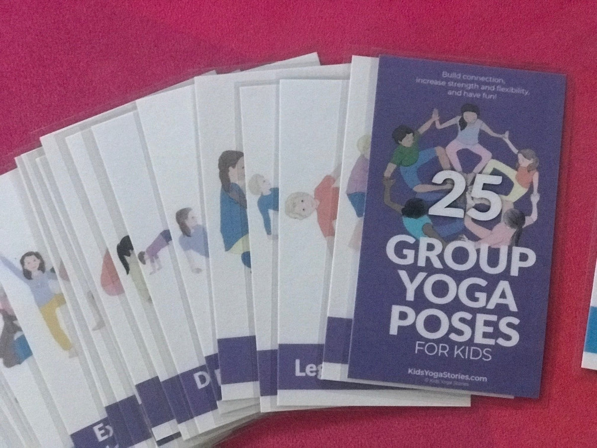 25 Group Yoga Poses for Kids Cards – Kids Yoga Stories