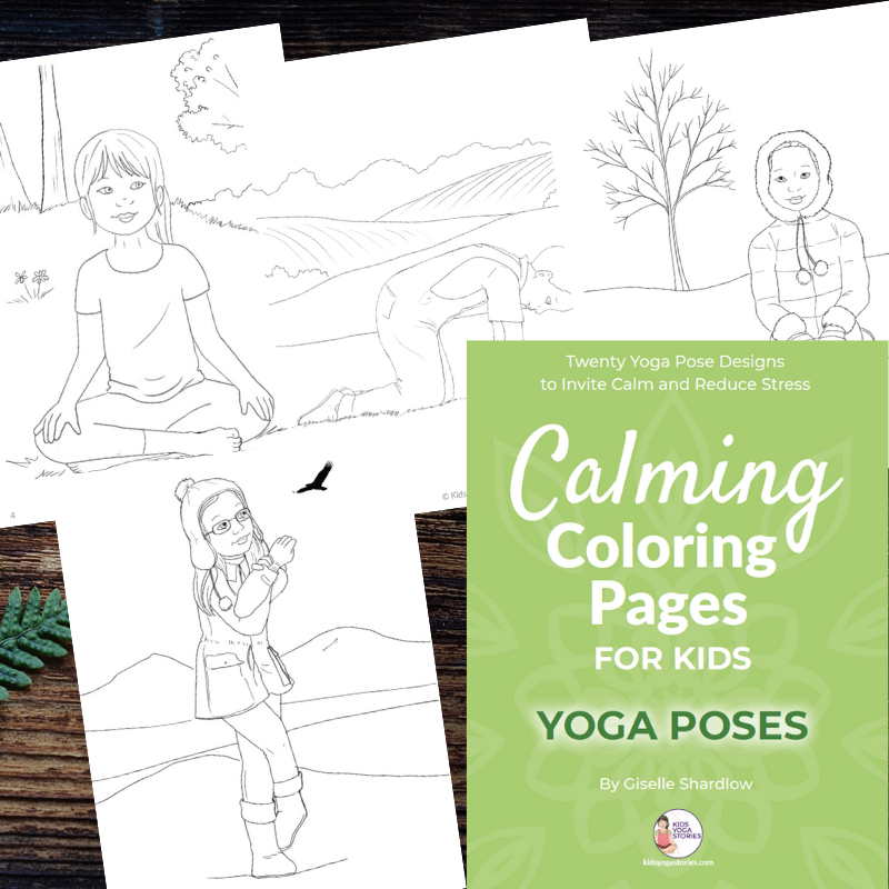 yoga kids coloring book uk
