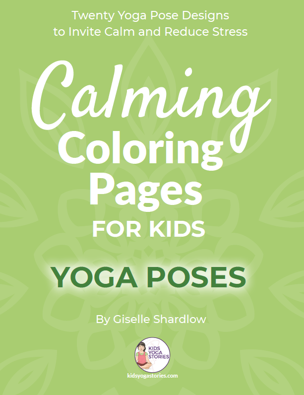 yoga coloring book pages