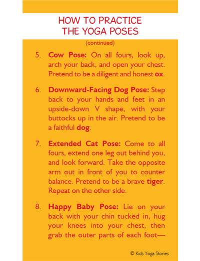 Lunar New Year Yoga Cards for Kids – Kids Yoga Stories