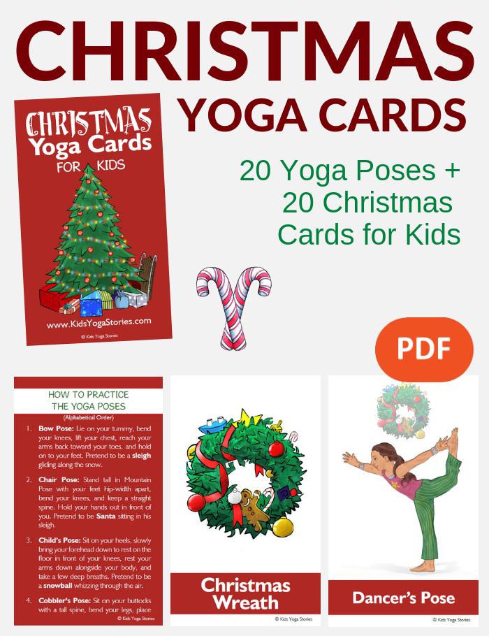 Christmas Yoga Cards for Kids – Kids Yoga Stories