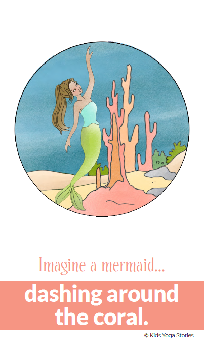 Mermaid Yoga Cards for Kids – Kids Yoga Stories
