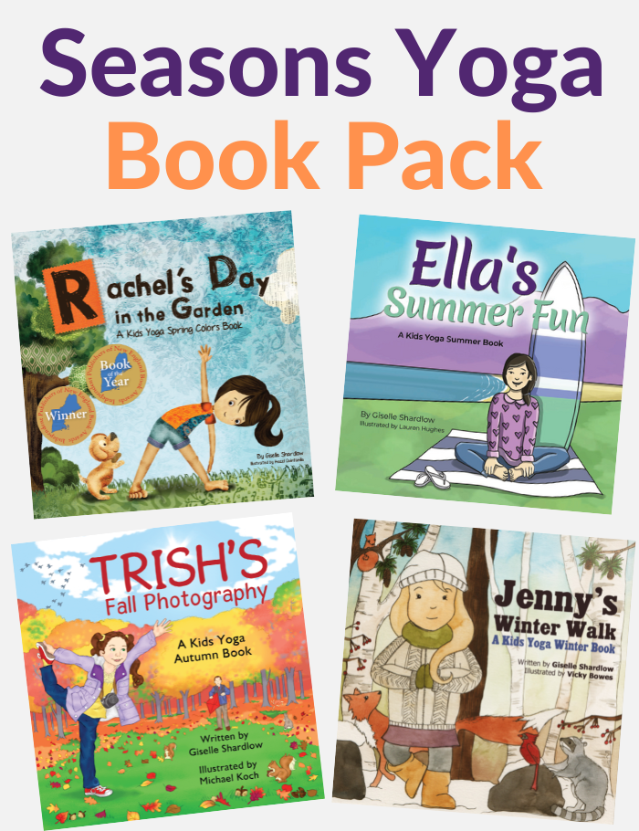 Seasons Yoga Books Pack – Kids Yoga Stories
