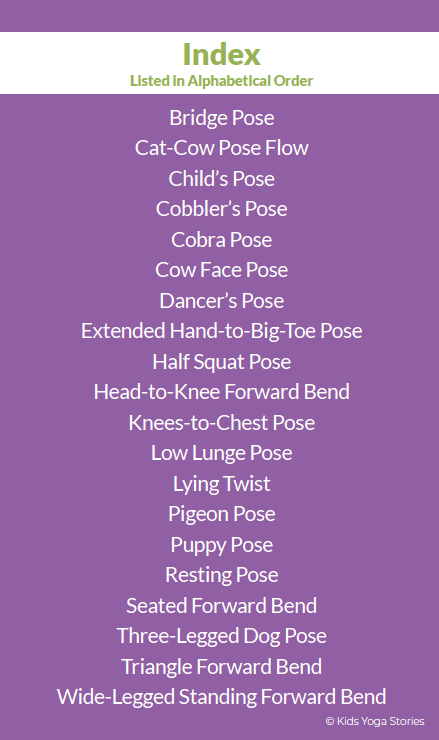 Yoga for Flexibility Cards for Kids – Kids Yoga Stories