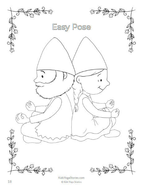 yoga kids coloring book uk